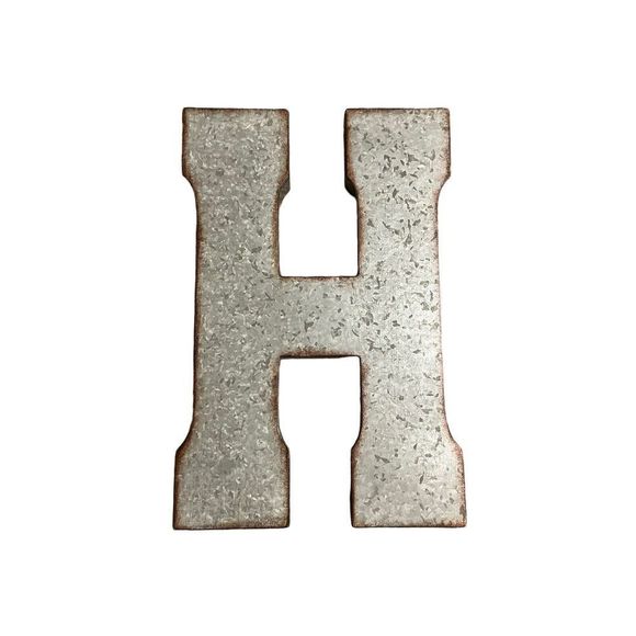 Hobby Lobby | Accents | Rusticgalvanized Metal Letter H 2 Inch ...
